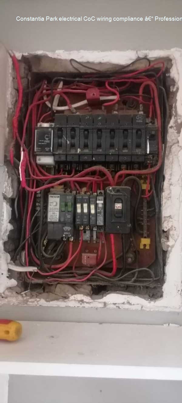 Constantia Park Electrical Certificate of Compliance - Constantia Park ...
